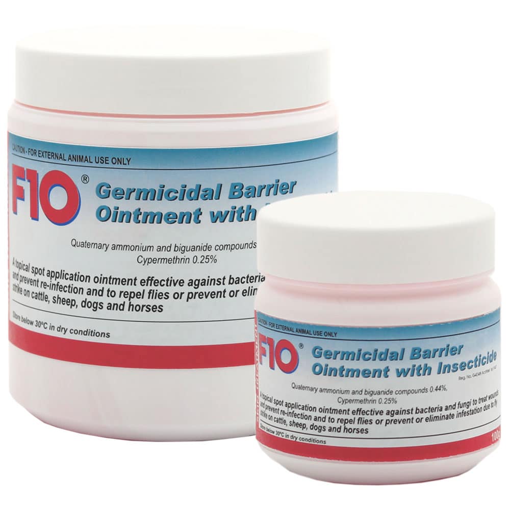 F10 Germicidal Barrier Ointment with Insecticide | Pet Hero