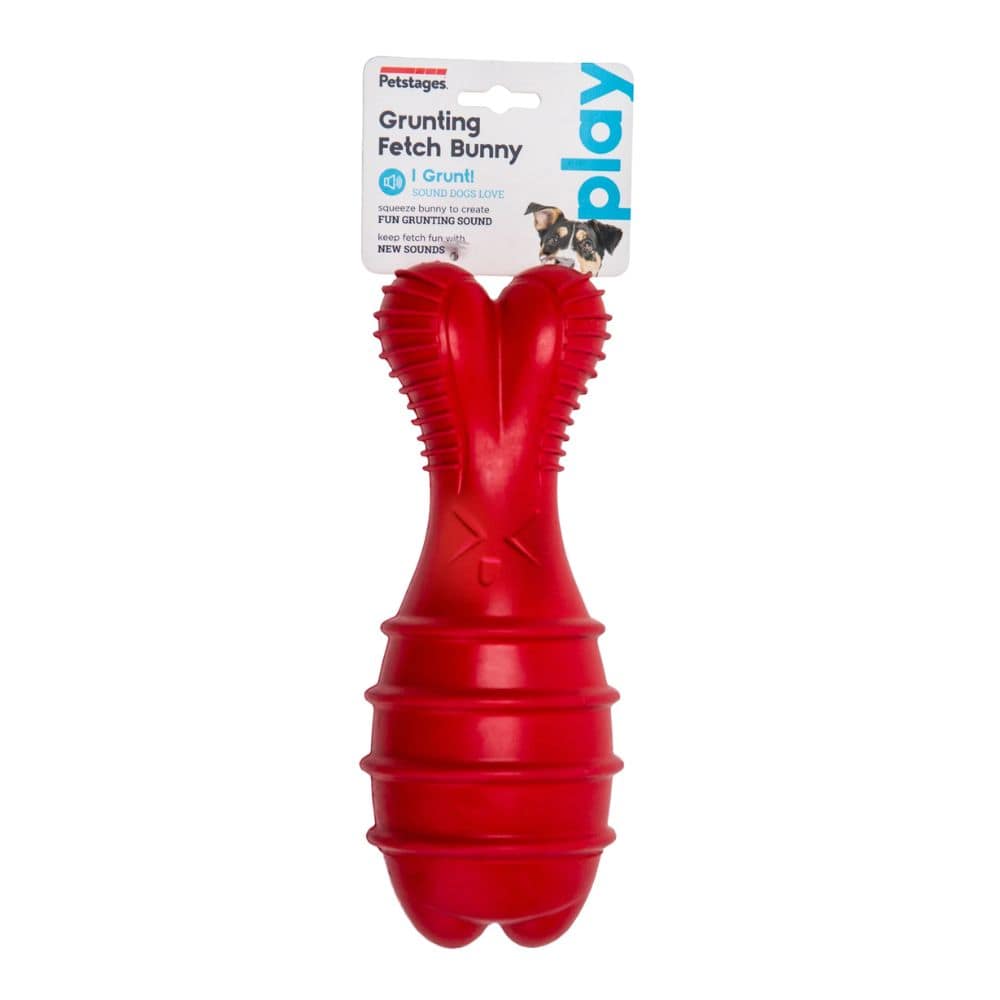 Petstages Grunt Fetch Stick Bunny Dog Toy | Pet Hero