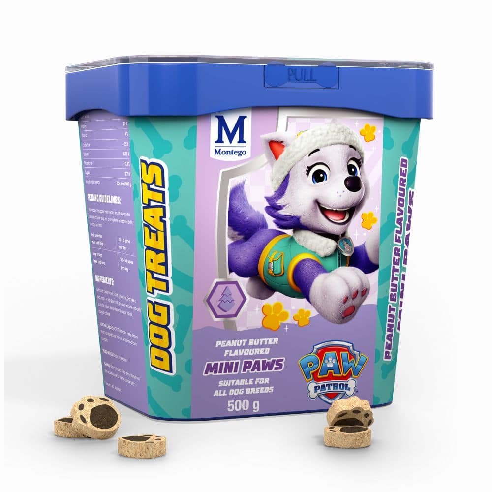 Montego Paw Patrol Semi Moist Peanut Butter Flavoured Mini Paws Dog ...