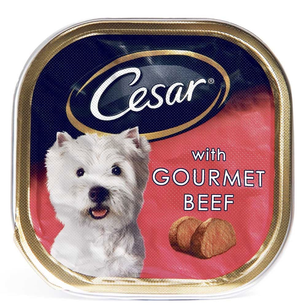 Cesar Gourmet Beef Flavoured Wet Dog Food Online | Pet Hero