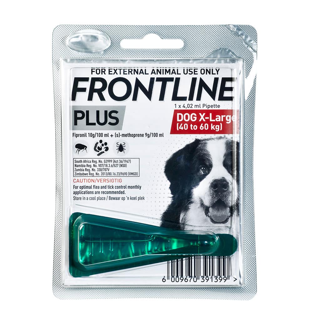 FRONTLINE Plus 40 kg - 60 kg Extra Large Dogs Singles | Pet Hero