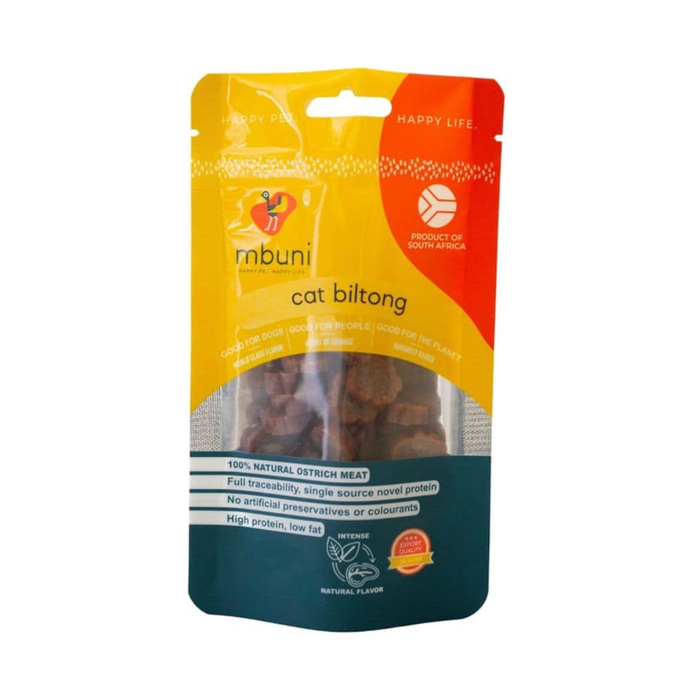 Mbuni Ostrich Biltong Cat Treat | Pet Hero