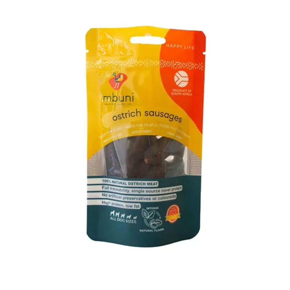 Mbuni Ostrich Sausages | Pet Hero