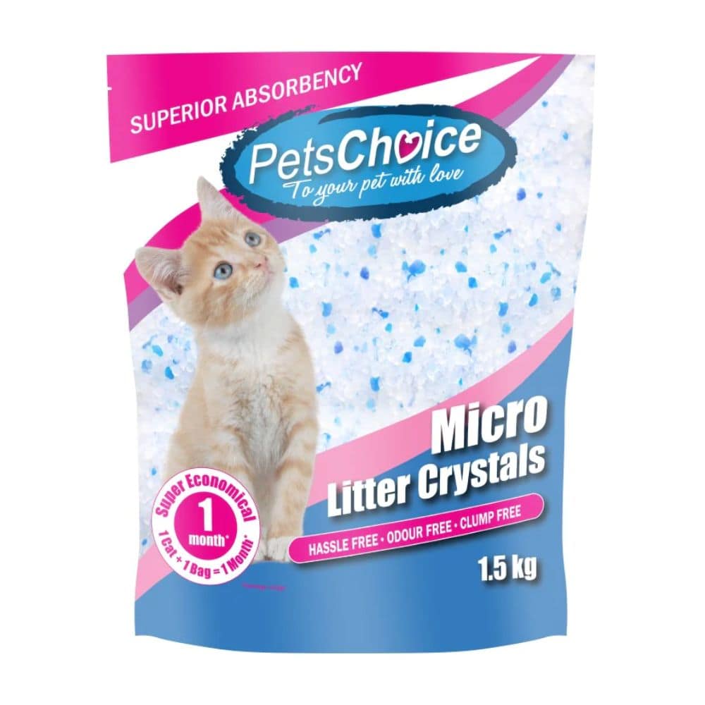 Pets Choice - Silica Micro Crystals Cat Litter | Pet Hero
