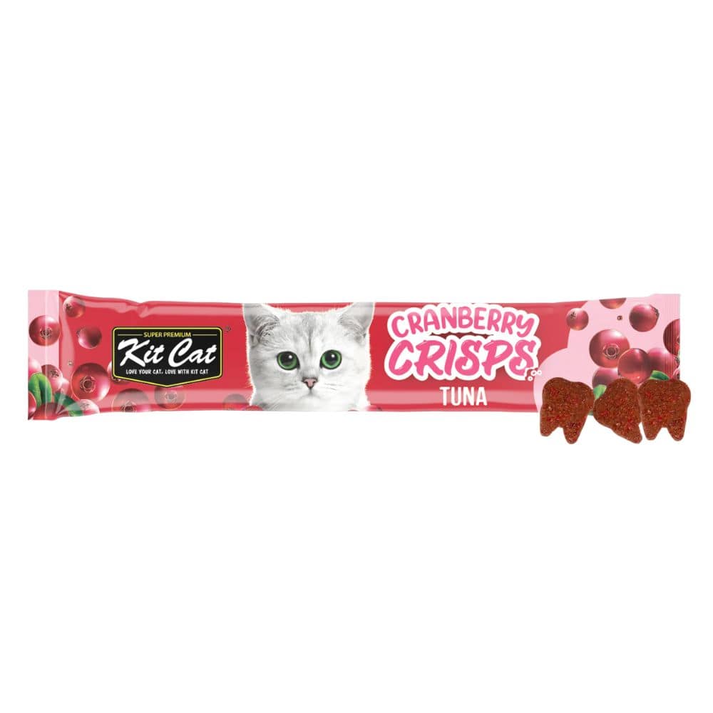 Kit Cat Cranberry Crisps Cat Treats - Tuna | Pet Hero