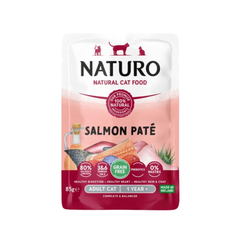 Naturo Adult Cat Salmon Paté Pouch | Pet Hero