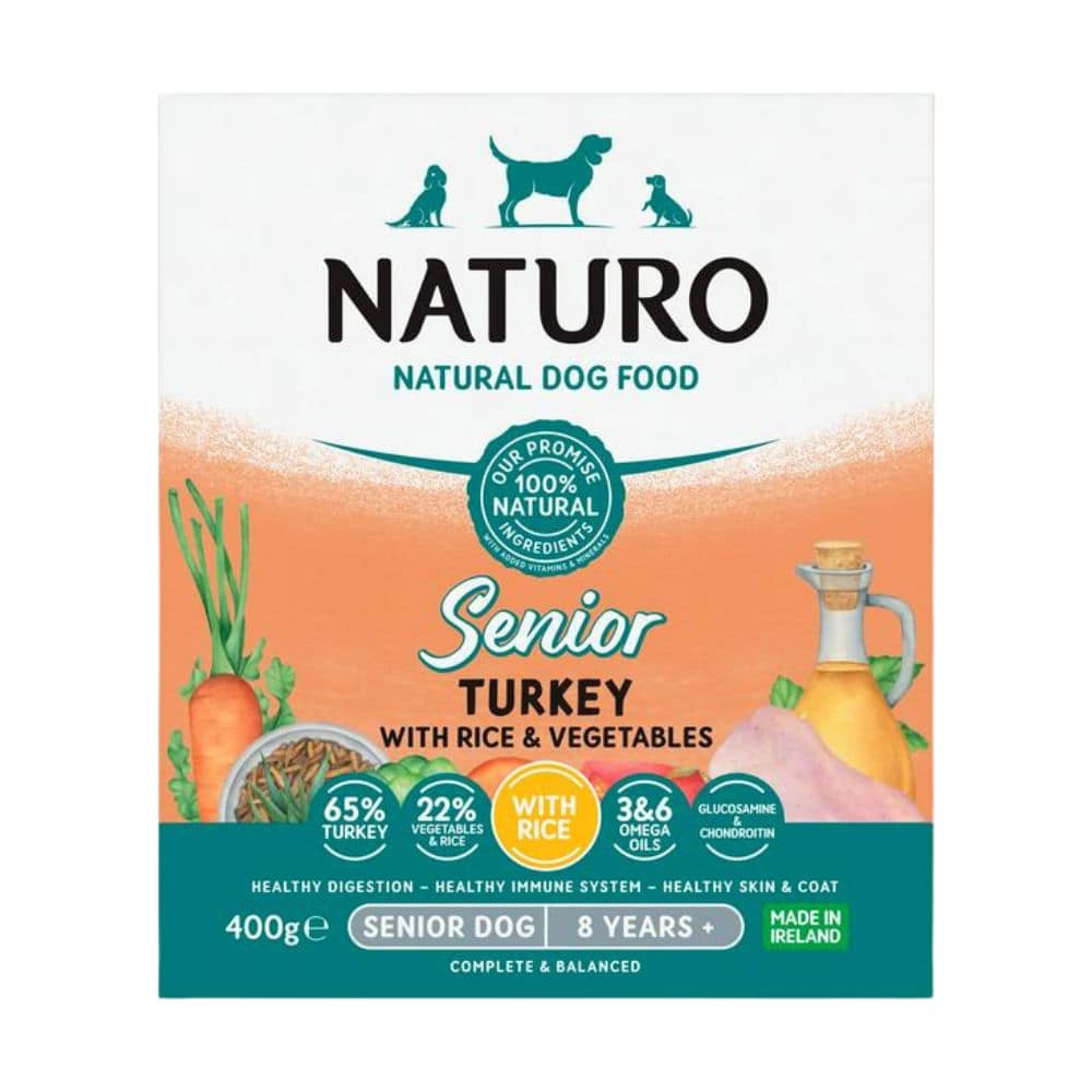 Naturo Senior Dog Turkey and Rice with Vegetables | Pet Hero