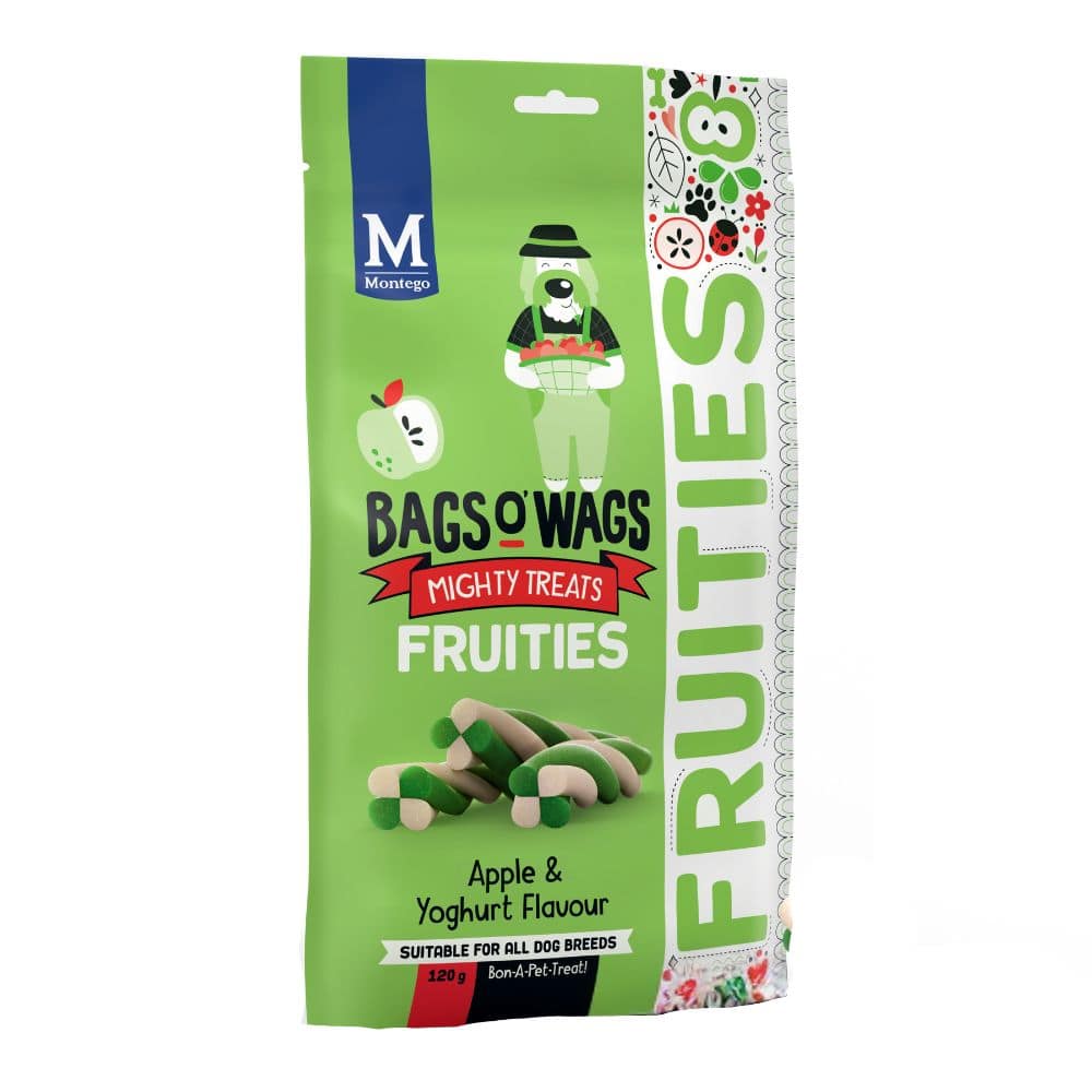 Montego Bags O' Wags Fruities Apple & Yoghurt Dog Treats | Pet Hero