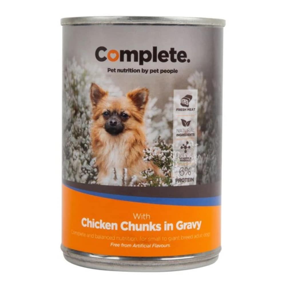 Complete Wet Dog Food Chicken Chunks | Pet Hero