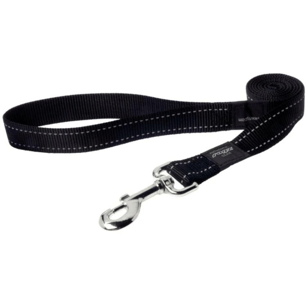 Rogz Utility Fixed Lead for Dogs (Black) | Pet Hero