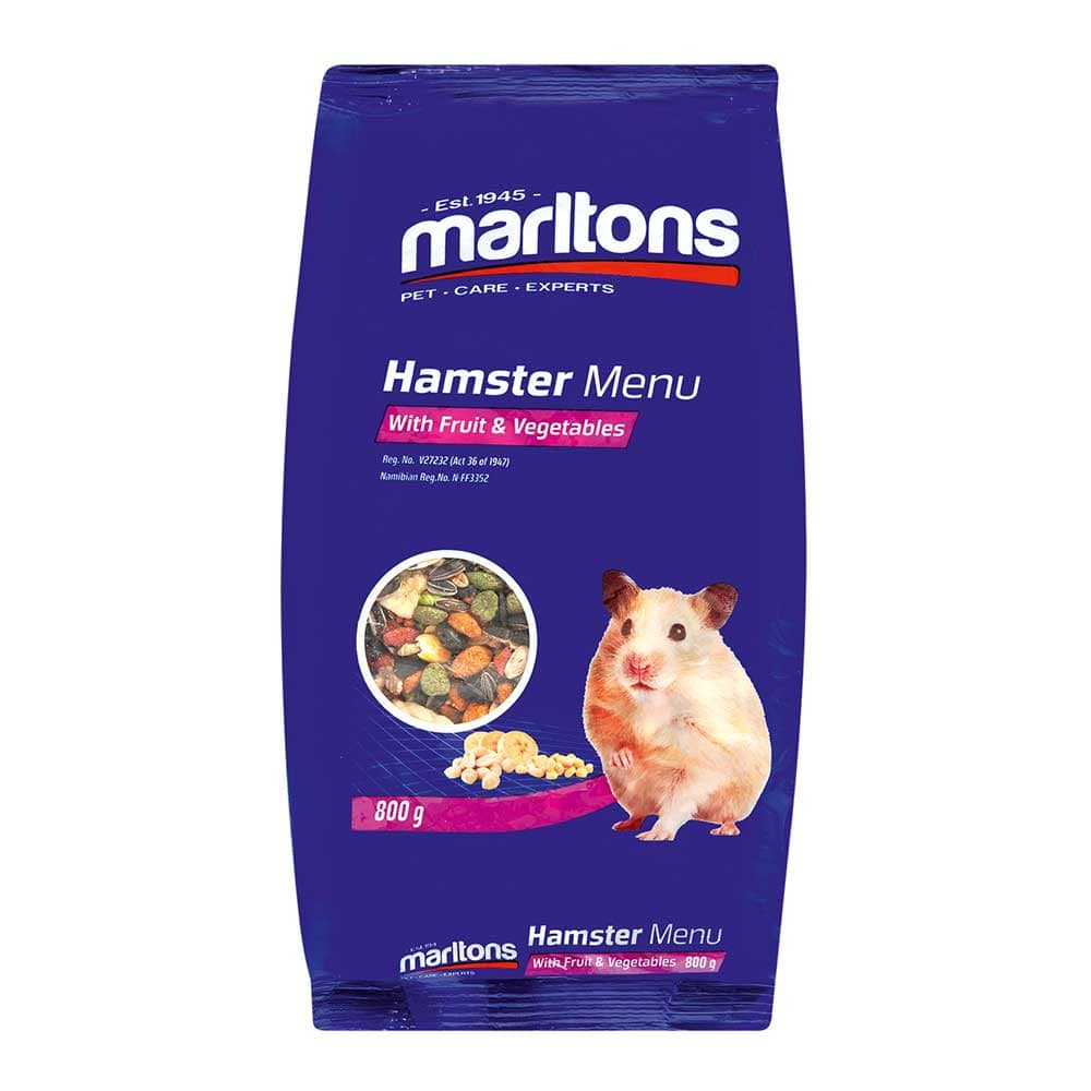 Marltons Hamster Menu | Pet Hero