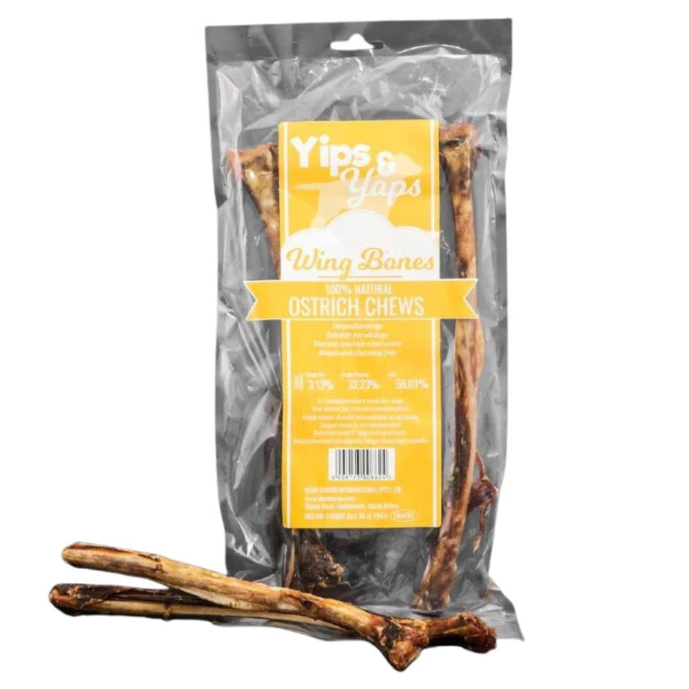 Yips & Yaps Ostrich Chews Wing Bones | Pet Hero