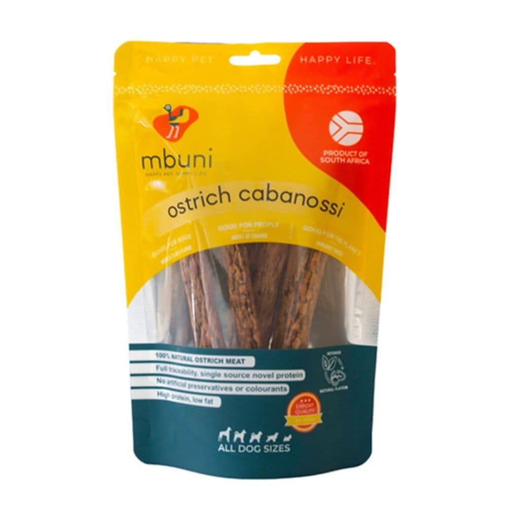 Mbuni Ostrich Cabanossi Dog Treat | Pet Hero