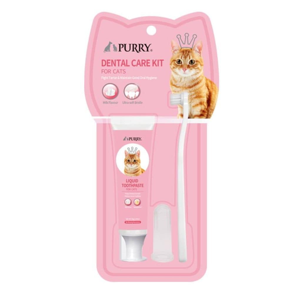 Purry Dental Kit for Cats Milk Flavour | Pet Hero