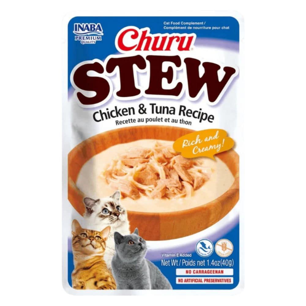 Inaba Churu Chicken Stew with Tuna Pouch for Cats | Pet Hero