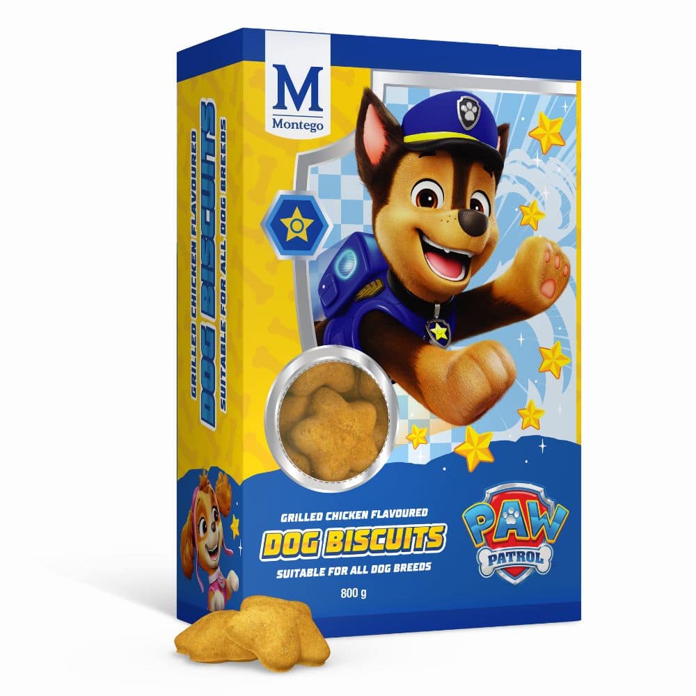 Montego Paw Patrol Grilled Chicken Flavoured Dog Biscuits | Pet Hero