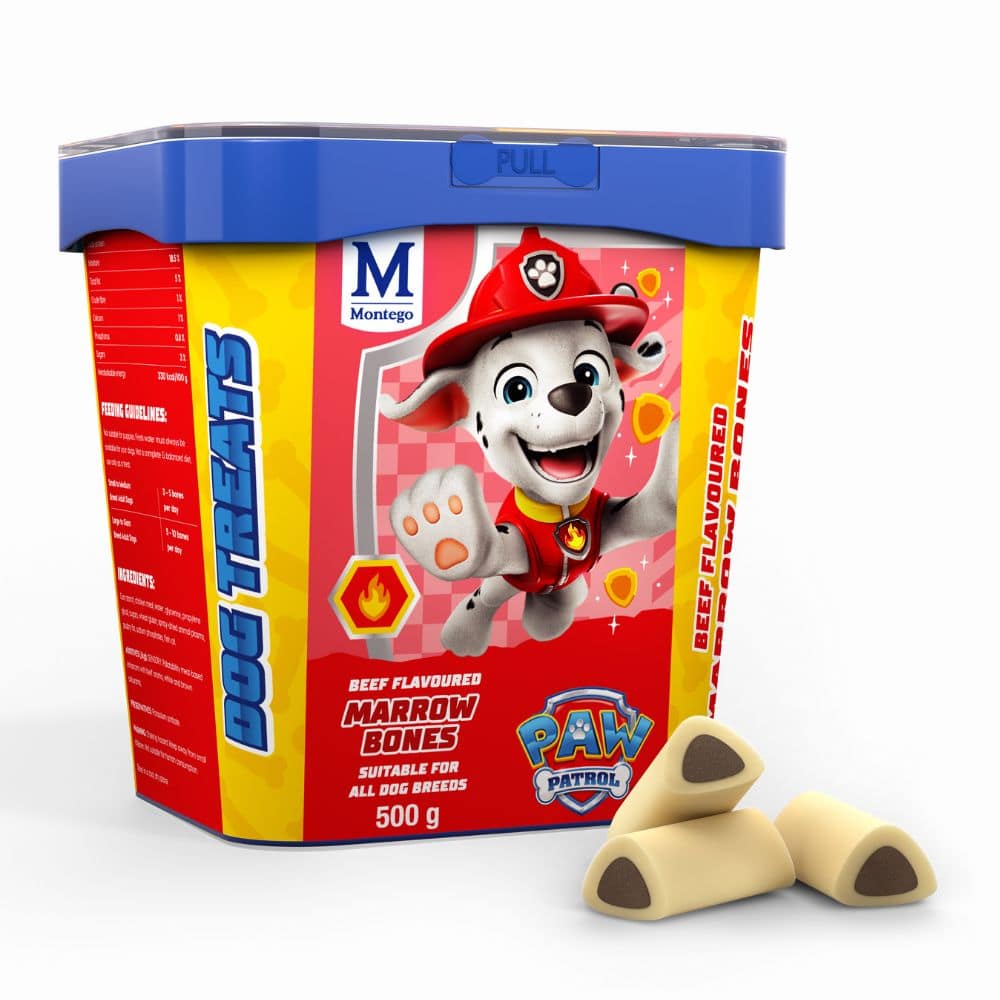 Montego Paw Patrol Semi Moist Beef Flavoured Marrow Bones Dog Treat ...