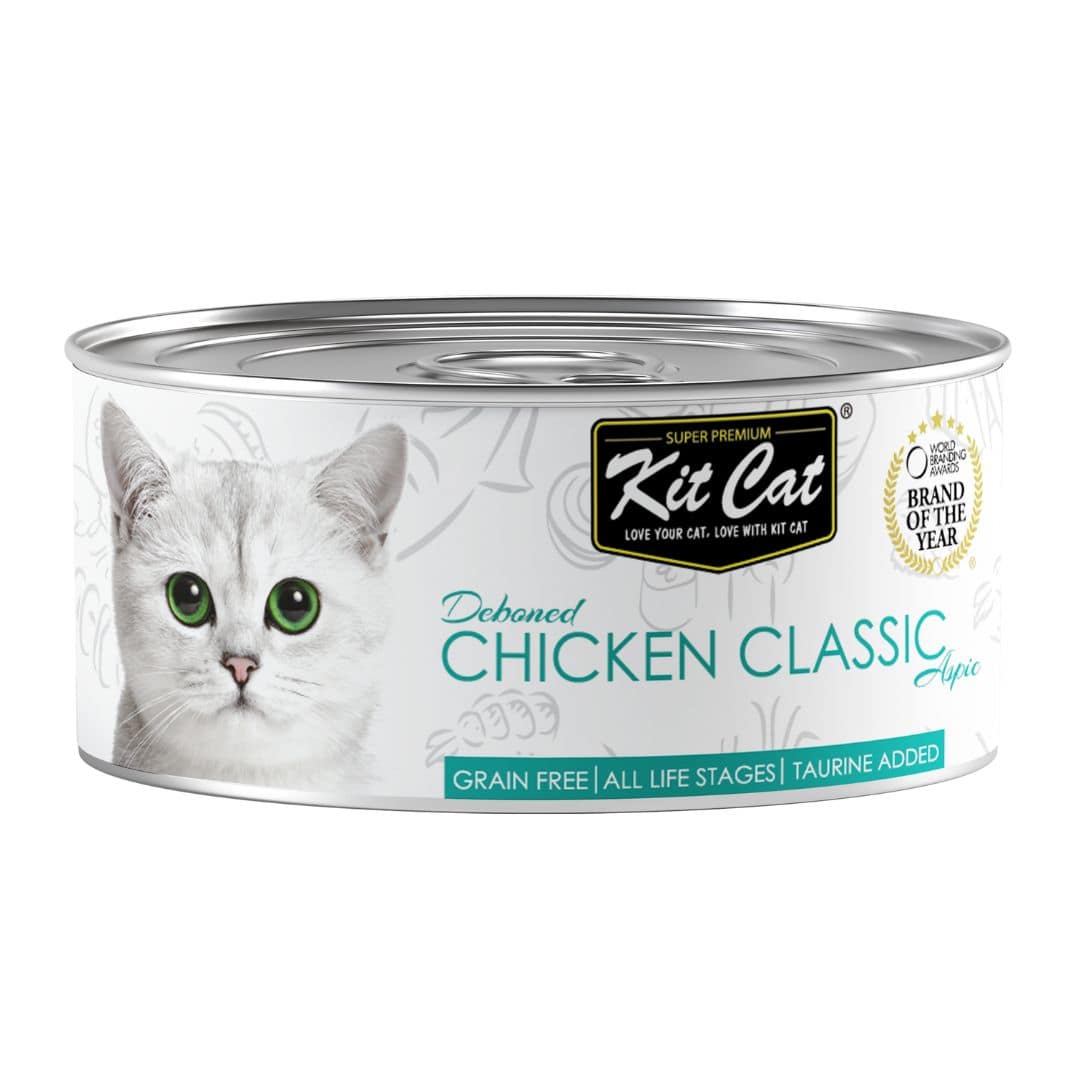 Kit Cat Chicken Aspic Canned Toppers wet Cat Food | Pet Hero