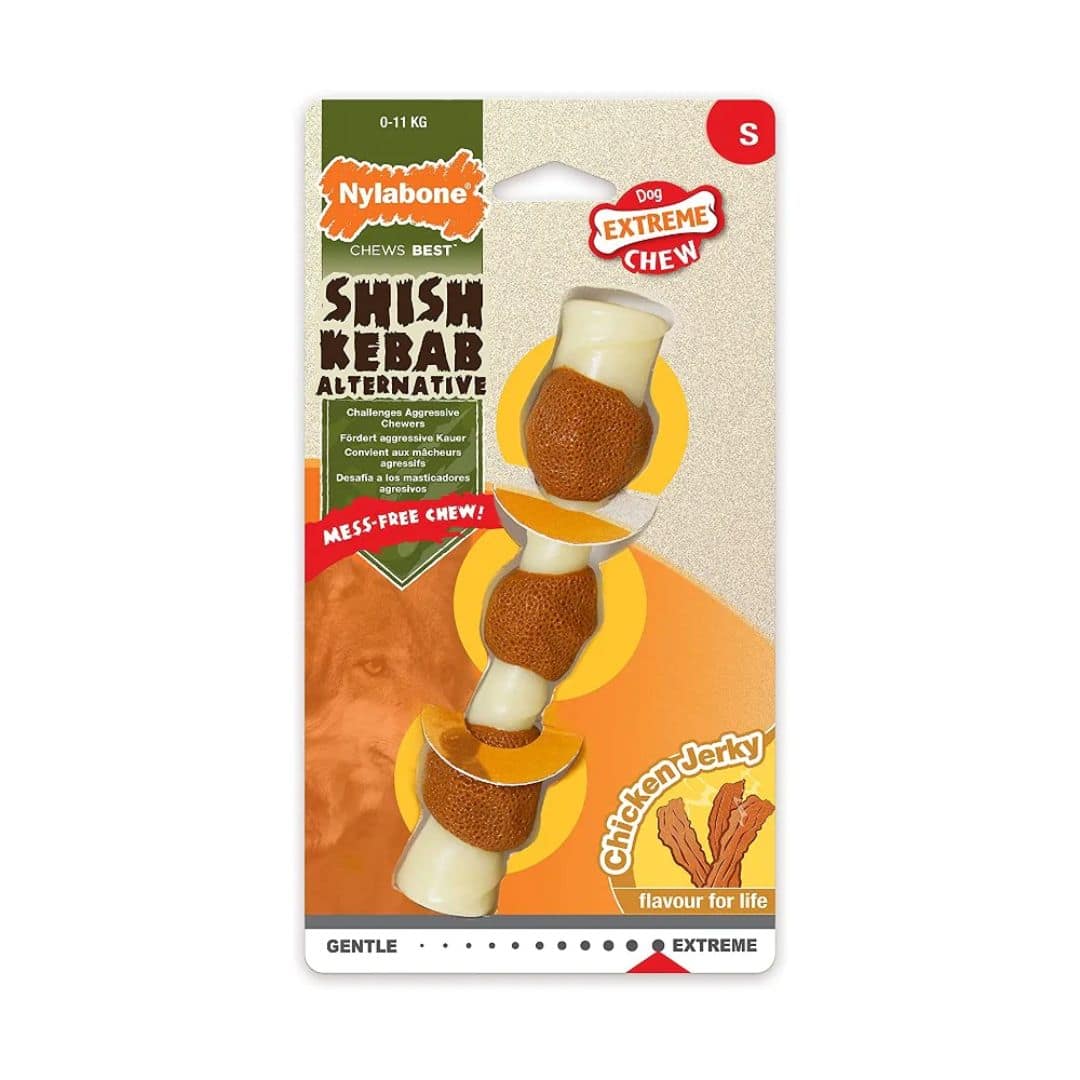Nylabone Extreme Chew Shish Kebab (Chicken) Dog Chew Toy | Pet Hero